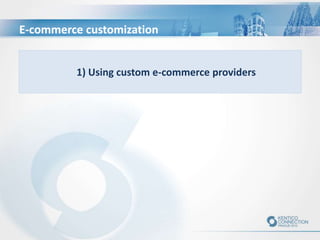 E-commerce customization | PPTX