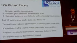 ECCV2018参加速報(一日目) | PPT