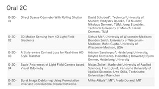 Eccv2018 report day2 | PPTX | Cameras and Camcorders | Consumer Electronics
