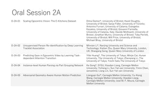 Eccv2018 report day2 | PPTX | Cameras and Camcorders | Consumer Electronics