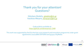 Learning visual explanations for DCNN-based image classifiers using an attention mechanism | PPT