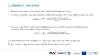 Learning visual explanations for DCNN-based image classifiers using an attention mechanism | PPT