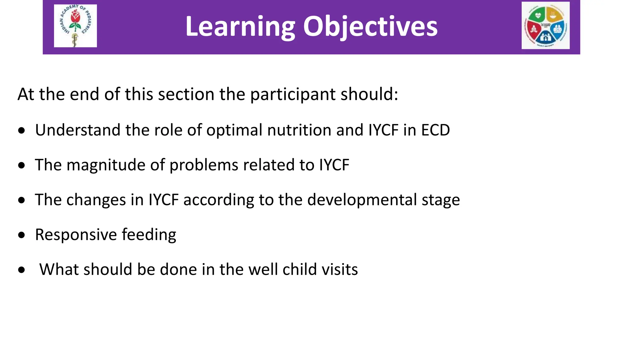 ECD- Nutrition during earlier Years.pptx
