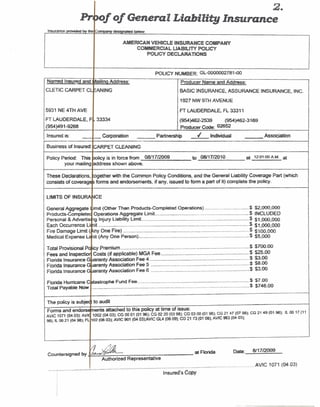 LicenseAndInsurance | PPT