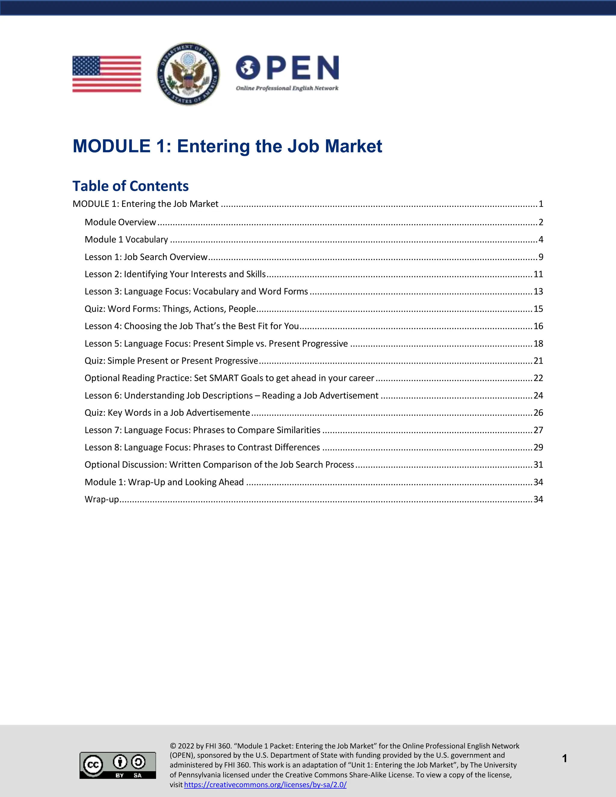 ECD 2022 Module 1 Packet, tiéng anh giao tiếo thương mại.docx