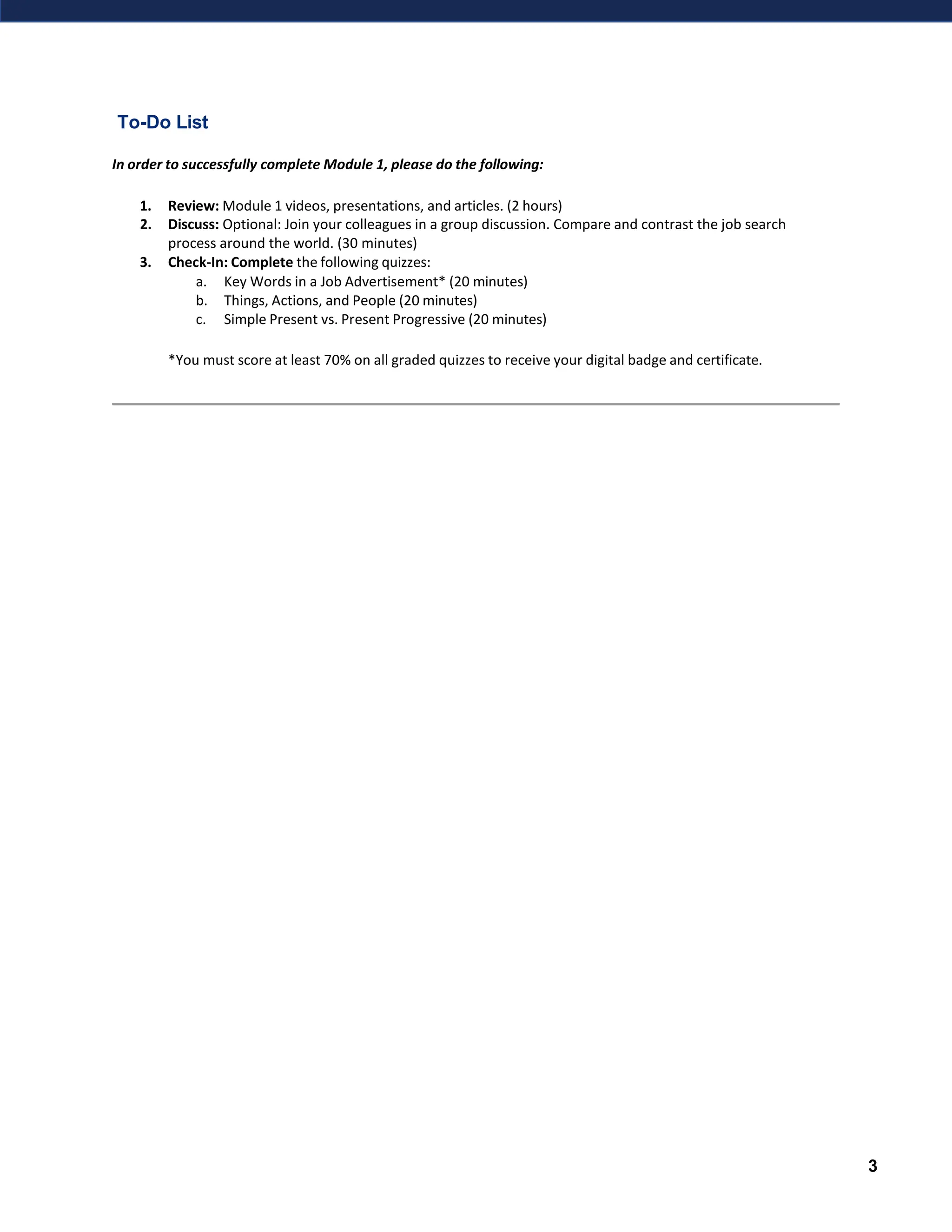 ECD 2022 Module 1 Packet, tiéng anh giao tiếo thương mại.docx