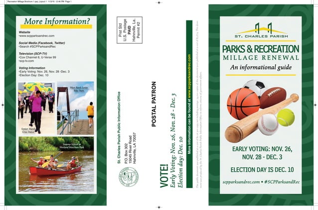 Recreation Millage Brochure 1 | PPT