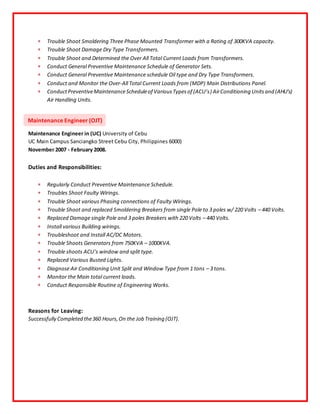 DaleBanquirigo.UpdatedCV.061516 | PDF