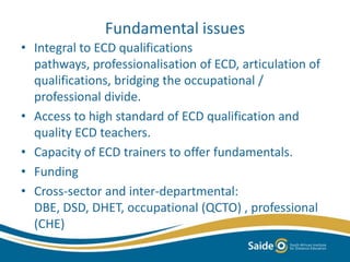 ECD Fundamentals - presentation - S Drew | PPTX