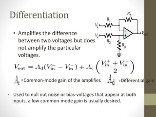 OP AMP Applications | PPTX