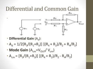 OP AMP Applications | PPTX