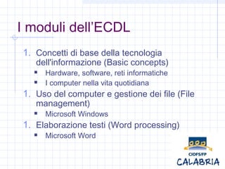 Ecdl | PPT