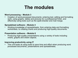 ECDL Level 2 - Introduction for students | PPT