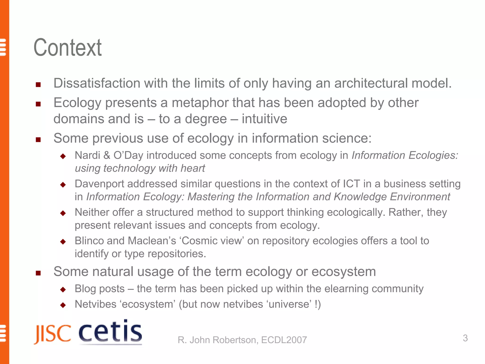 An ecologically influenced approach | PDF