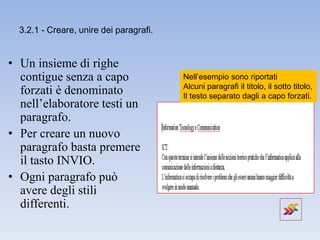 Nuova ECDL - Word Processing n.2 | PPT