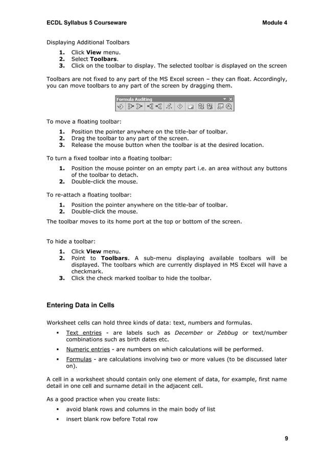 Ecdl v5 module 4 print | PDF