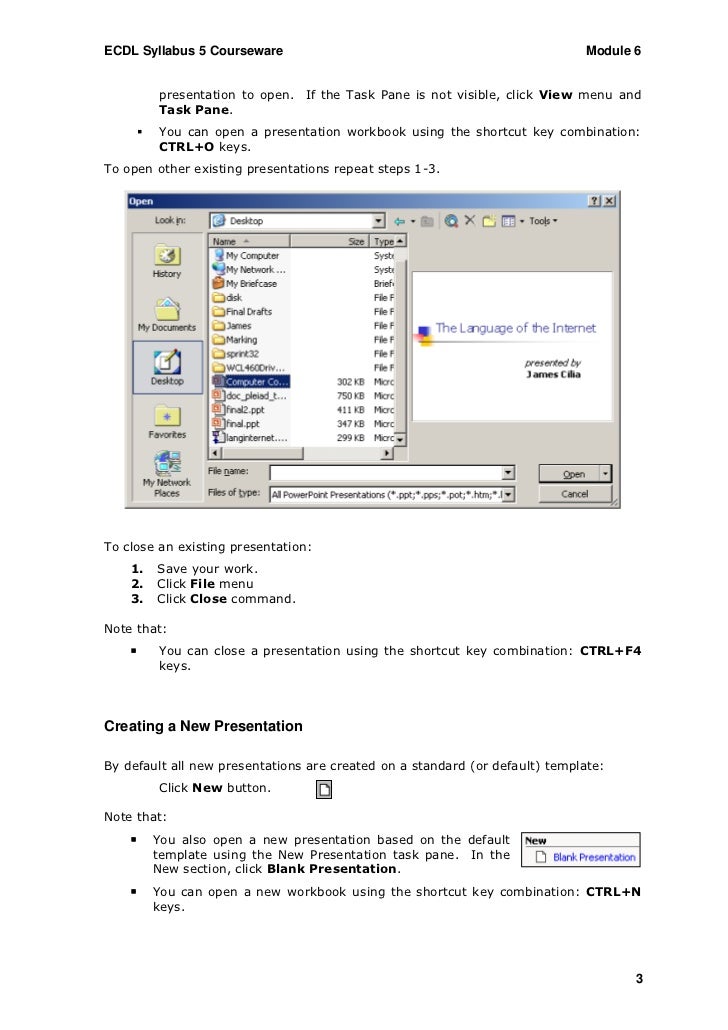 Ecdl v5 module 6 print