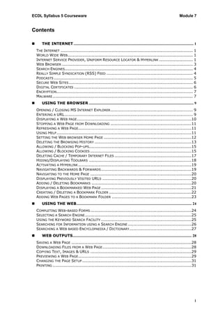 Ecdl v5 module 7 print | PDF