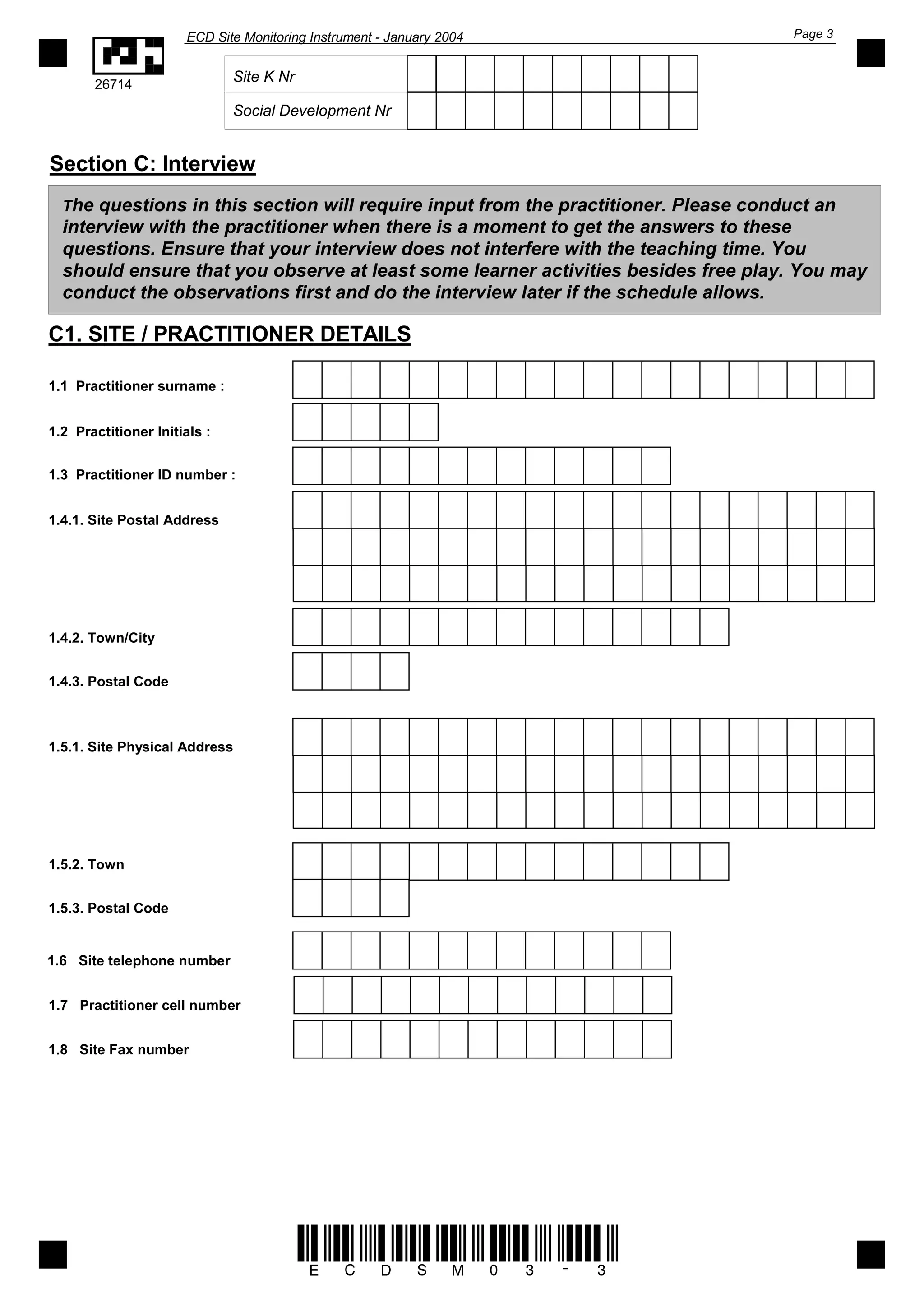 ECD monitoring instrument | PDF