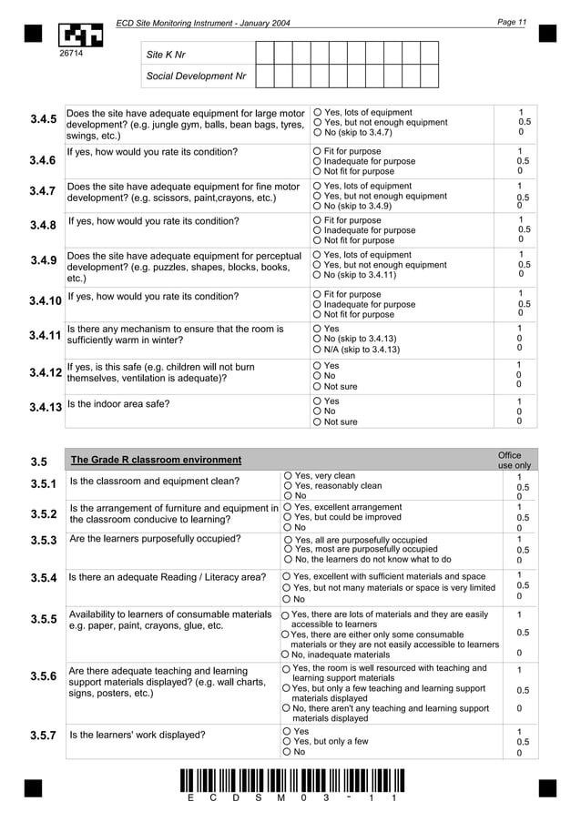ECD monitoring instrument | PDF