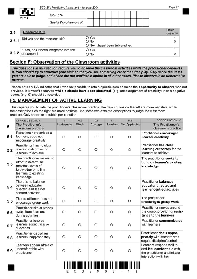 ECD monitoring instrument | PDF