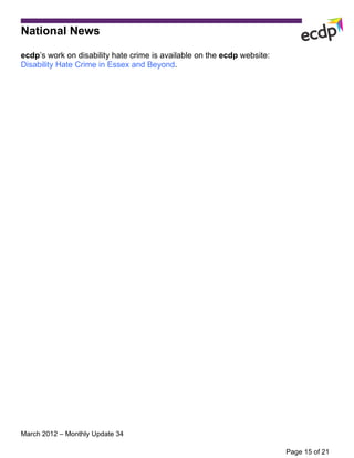 ecdp email bulletin 34 | DOC