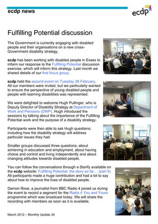 ecdp email bulletin 34 | DOC