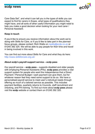 ecdp email bulletin 34 | DOC