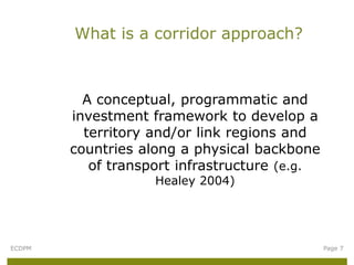 Agricultural Growth Corridors An Overview and Key Research Areas for ...