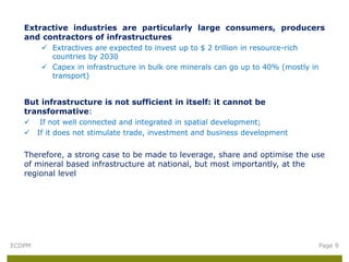 Economic transformation, industrialization and extractives: At the core ...