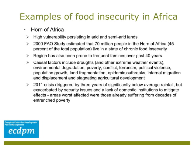 Food Insecurity and How to Address it | PPTX | Agriculture | Industries