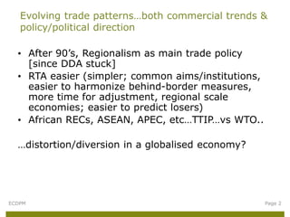 From International Trade to Regional & South-South Trade | PPTX