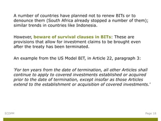 Extractive resources and value chains: Are they coherent with ...