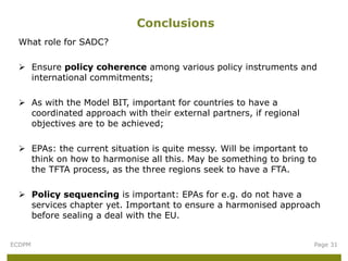 Extractive resources and value chains: Are they coherent with ...