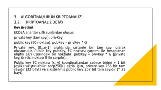 Ecdsa i̇mza algoritması | PPTX