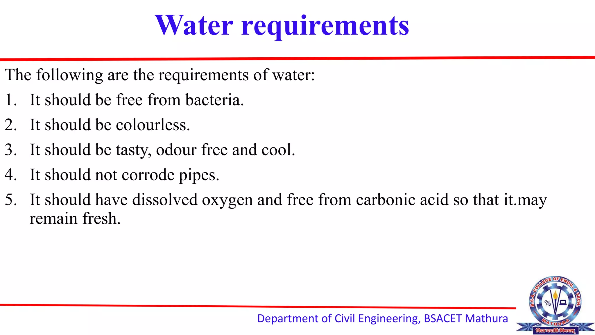 Introduction of water and wastewater | PPT