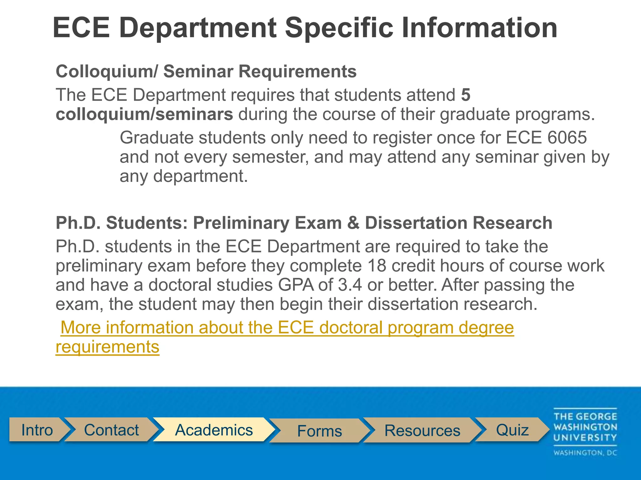 ECE Department Orientation | PPTX
