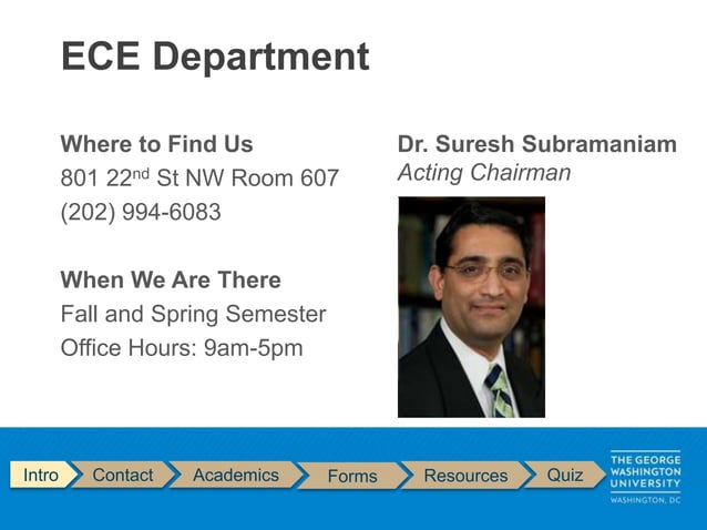 ECE Department Orientation | PPTX