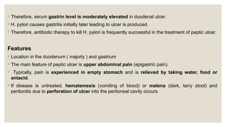 ECE - Peptic ulcer for first year MBBS lecture .pptx