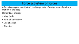 ELEMENTS OF CIVIL ENGINEERING AND ENGINEERING MECHANICS PART-1 | PPTX