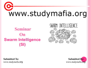 ECE-Swarm-Intelligence-SI-PPT.pdf....... | PPT
