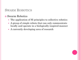 ECE-Swarm-Intelligence-SI-PPT.pdf....... | PPT