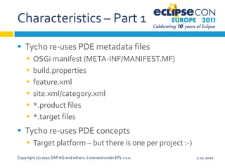Building Eclipse Plugins and RCP applications with Tycho | PPT
