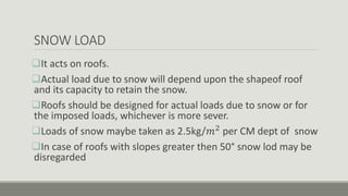 Ece types of load acting inbuilding | PPT
