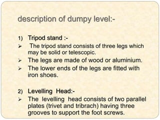 instruments of levelling | PPTX