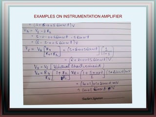 OPERATIONAL AMPLIFIERS, DIFFERENTIAL, NON-INVERTING AND ...