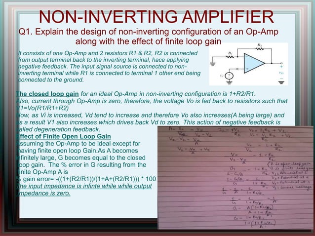 OPERATIONAL AMPLIFIERS, DIFFERENTIAL, NON-INVERTING AND INSTRUMENTATIONAL AMPLIFIERS WITH THEORY ...