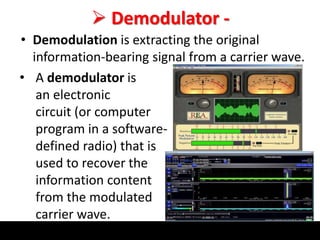 Various Equipments at Radio Station | PPTX