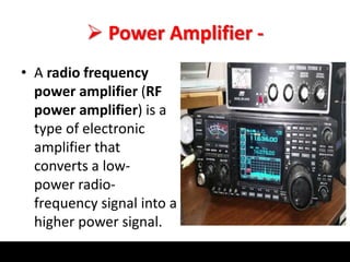 Various Equipments at Radio Station | PPTX