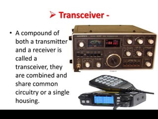 Various Equipments at Radio Station | PPTX